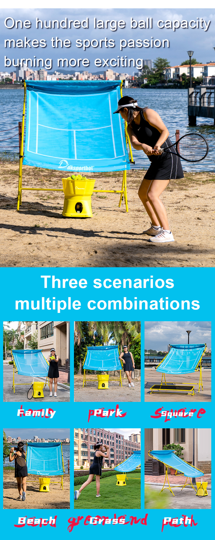 China T2000B Mini Tennis Shooting Machine factory and suppliers ...